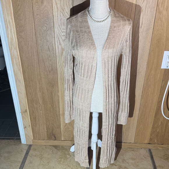 Freshman | Sweaters | Freshman Light Tan Long Cardigan Size Large ...